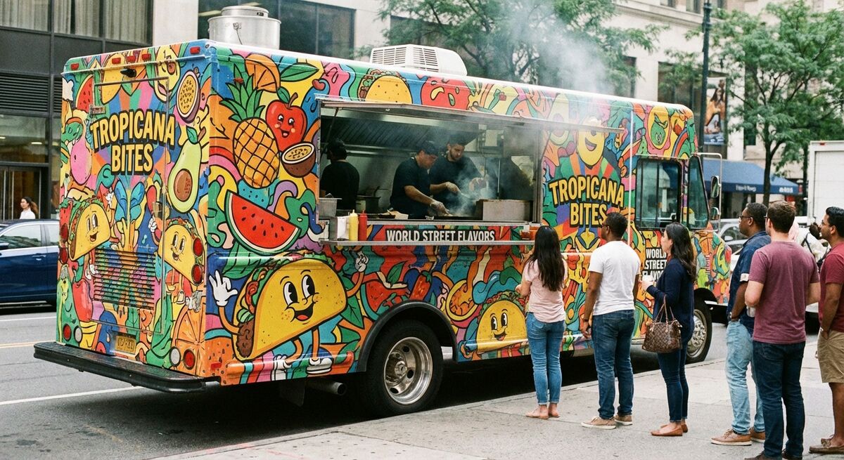 Food Truck Vehicle Wraps: Rolling Billboards That Drive Sales | InstaSIGN